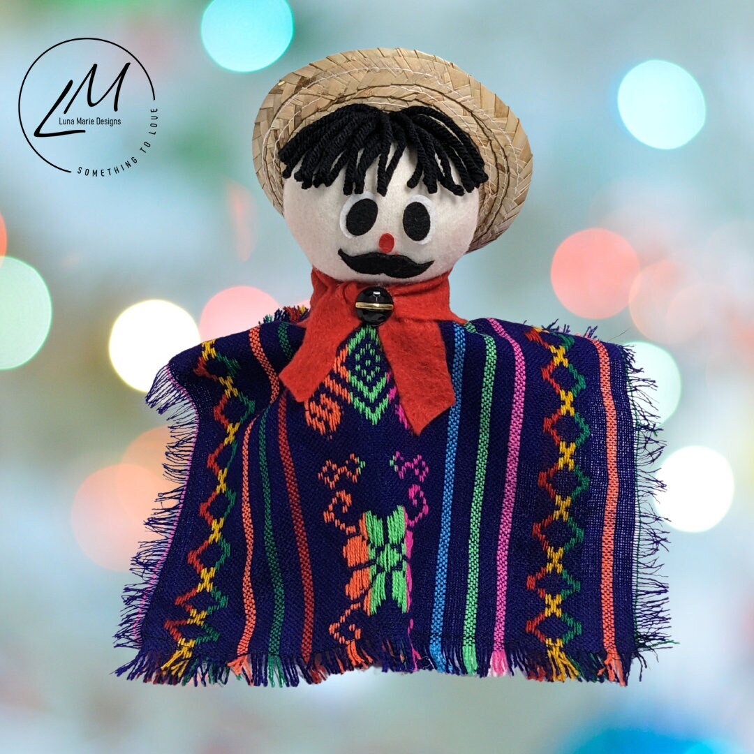 Handmade Free Standing Doll/wine Bottle Cover/puppet - Gabo 0016 - - Etsy