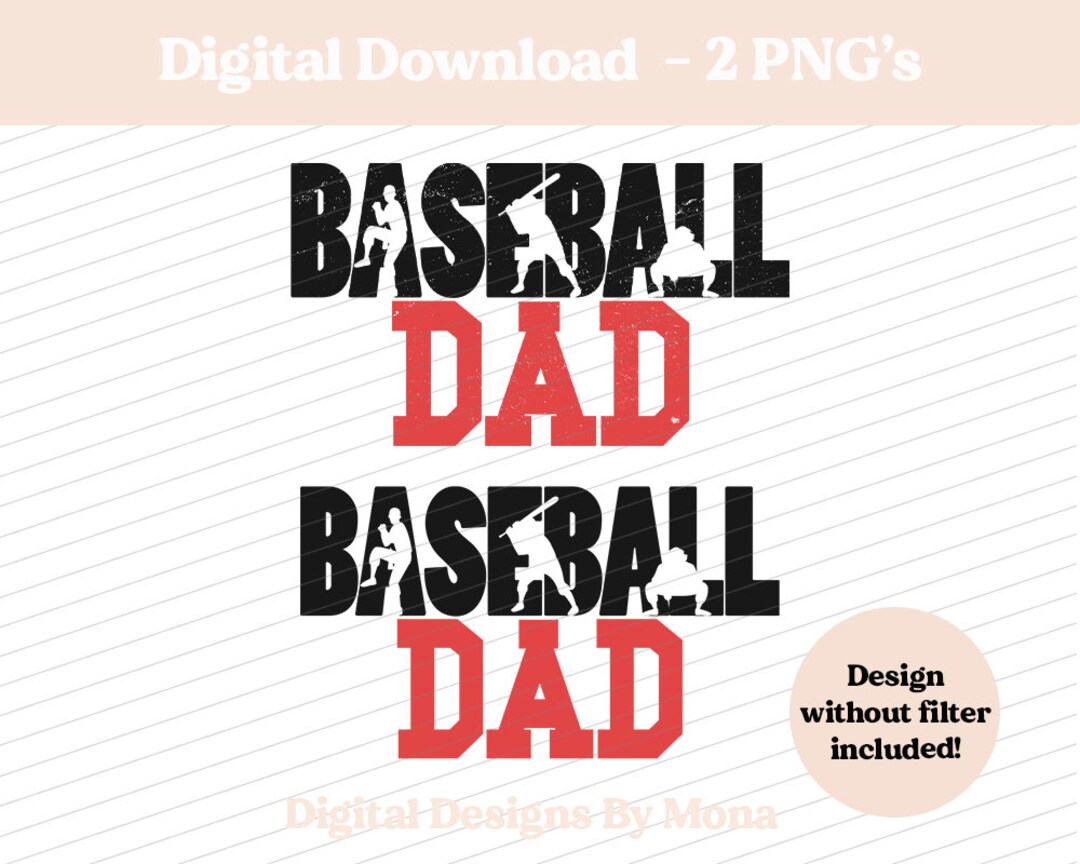 Baseball Dad PNG, Baseball PNG, Baseball Sublimation Designs, Baseball ...