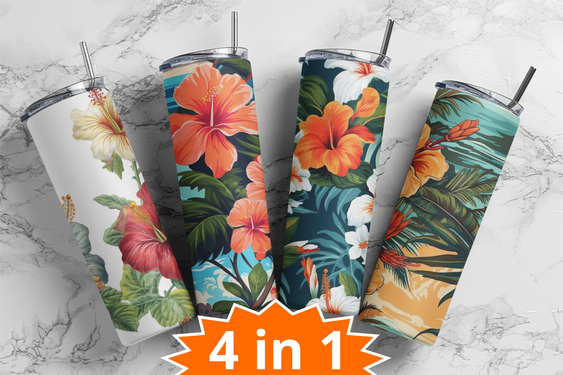 Hawaii Tumblers Skinny Tumbler Wrap 20 Oz Size Sublimation - Etsy