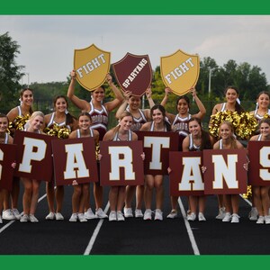Square Cheerleading Sign (10mm Corrugated) - Etsy