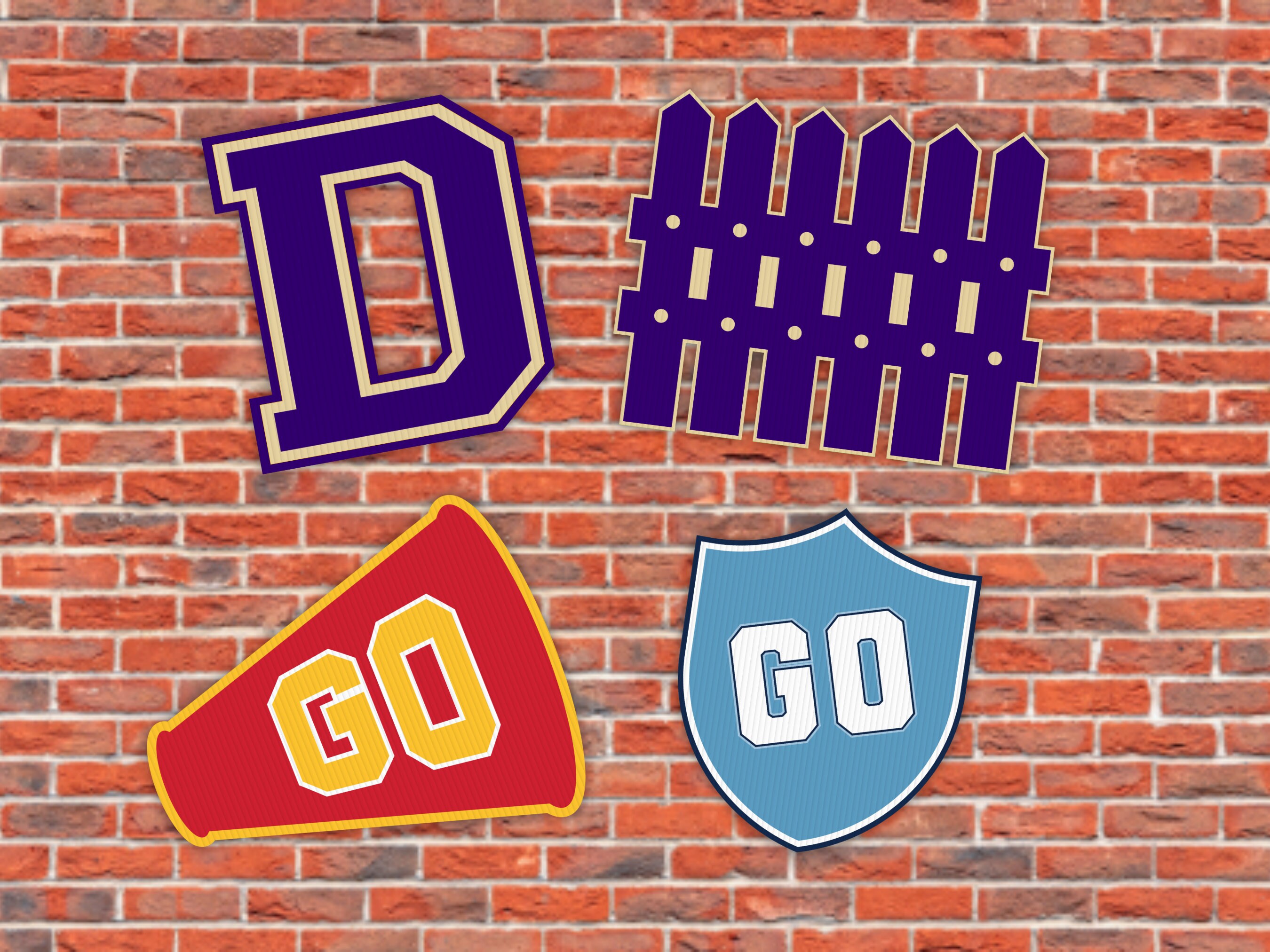 Custom-cut Cheerleading Sign (4mm Corrugated) - Etsy