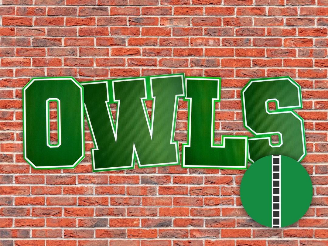 Letter-cut Cheerleading Sign (4mm Corrugated) - Etsy