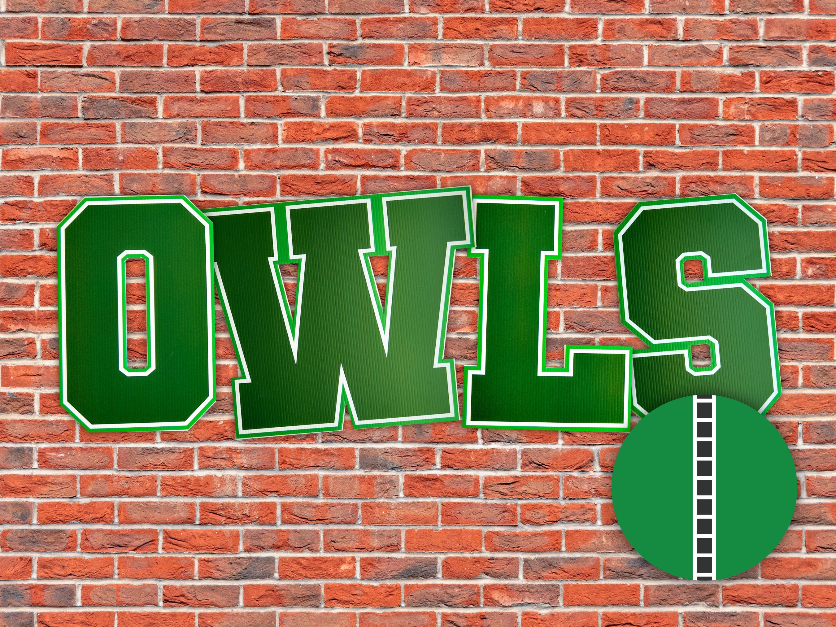 Letter-cut Cheerleading Sign (4mm Corrugated) - Etsy