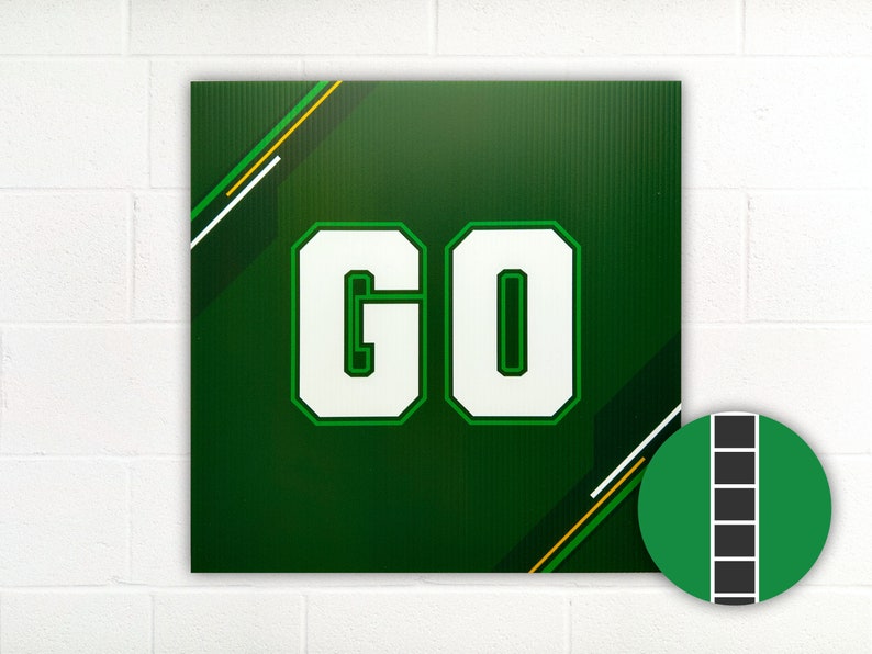 Square Cheerleading Sign (10mm Corrugated) - Etsy