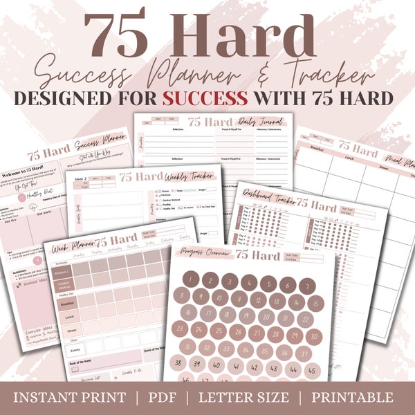 75 Hard Printable - Etsy