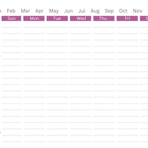 Weekly Planner Time Block Landscape Layout Printable | Habit Tracker ...