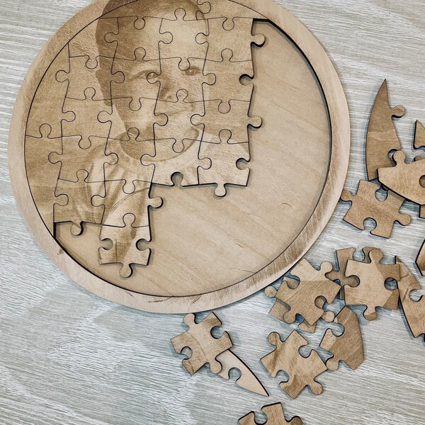 Round Jigsaw Puzzle - Etsy