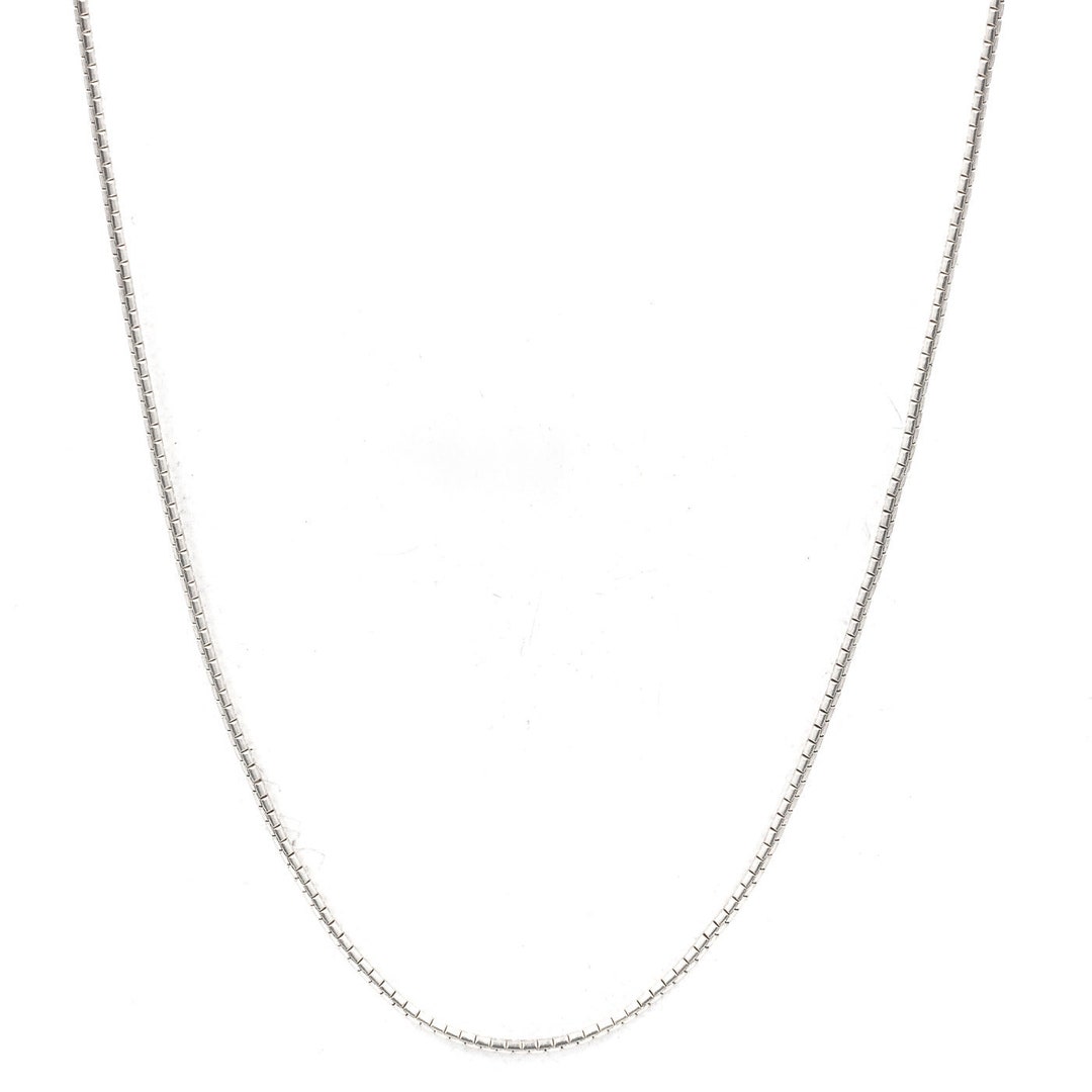 Unusual Box Snake Chain 925 Sterling Silver 17 Necklace - Etsy