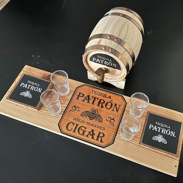 Patron Shot Glasses - Etsy