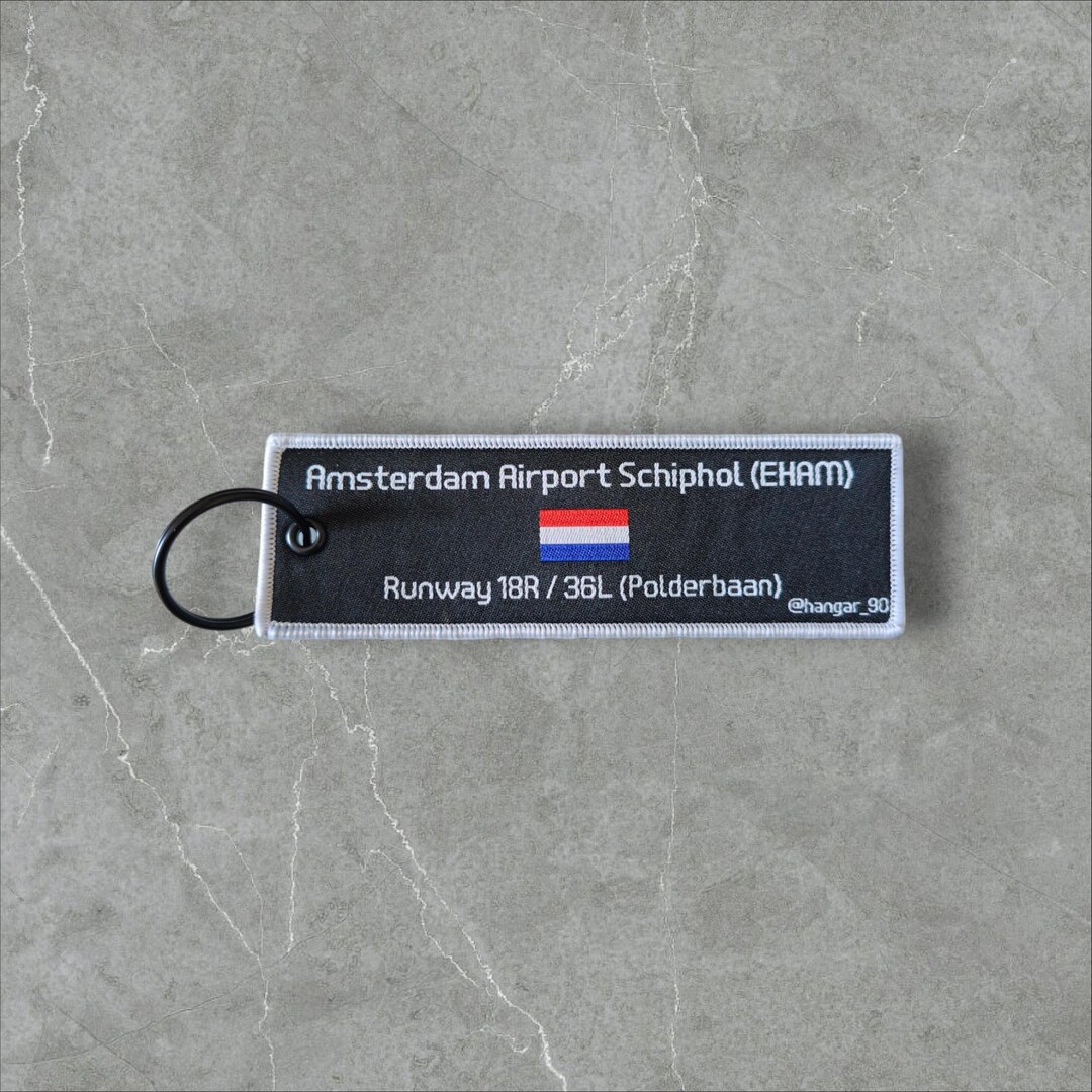 Amsterdam Airport (schiphol) Keyring - Etsy