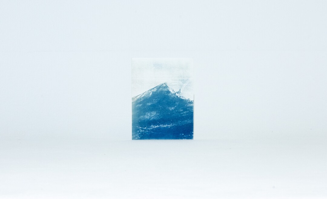 Cyanotype Map swiss Alps Analog Photography N5 original - Etsy