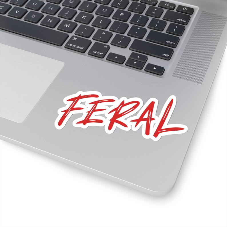 FERAL Vinyl Stickers in Multiple Sizes, White and Transparent ...
