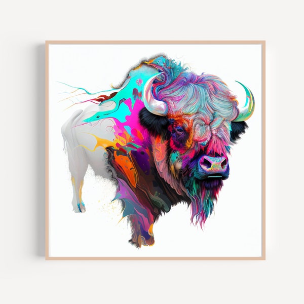 Printable Water Buffalo Art - Etsy