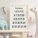 NUMBERS & ALPHABET PRINTABLE Bundle, Classroom Art, Homeschool Art ...