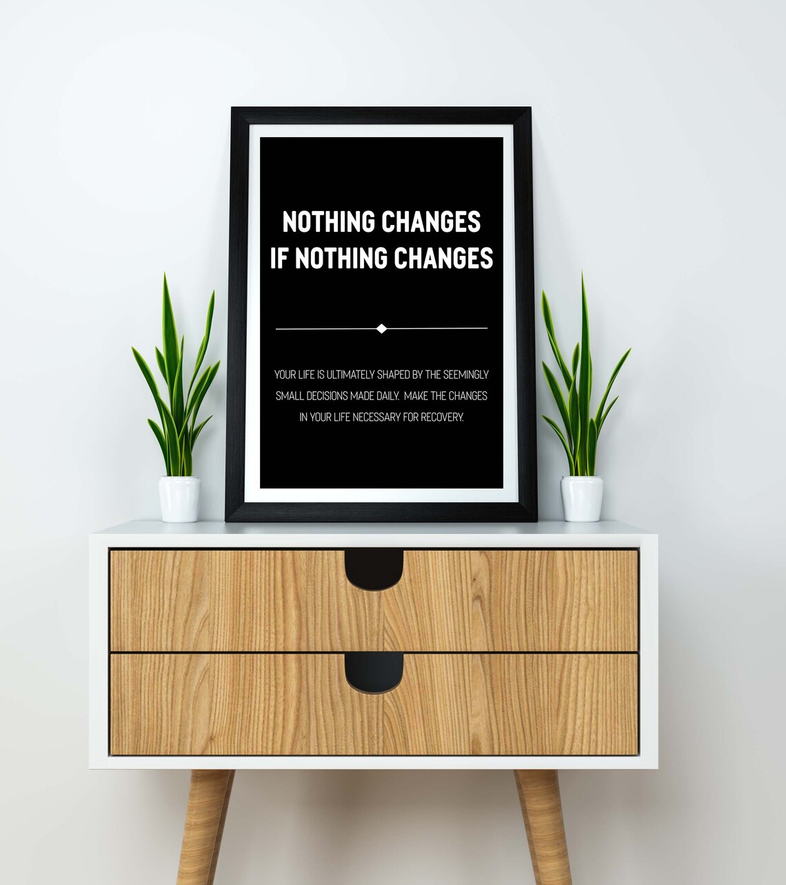 Sobriety Wall Art, Sobriety Gifts, AA Gifts, 12 Steps, Encouragement ...