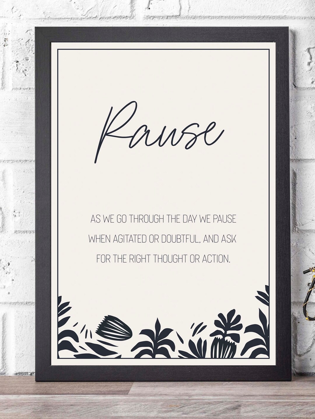 Sobriety Wall Art, Sobriety Gifts, AA Gifts, 12 Steps, Encouragement ...