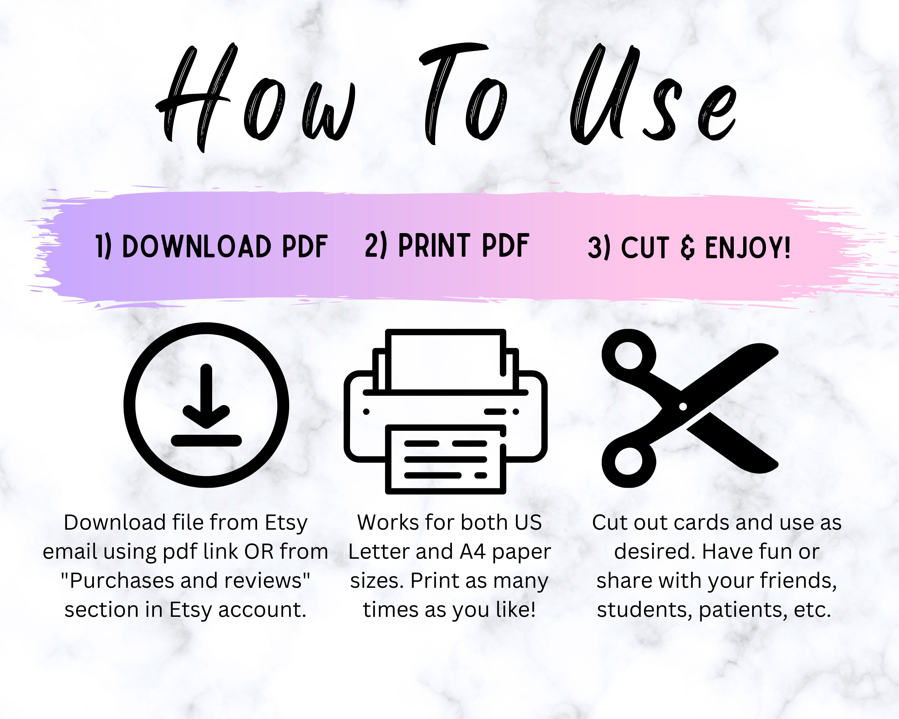 Printable Affirmation Cards, Succulents and Plants - Etsy