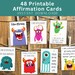Printable Affirmation Cards, Succulents and Plants - Etsy