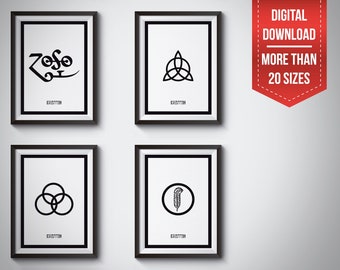 Led Zeppelin Iv Poster - Etsy