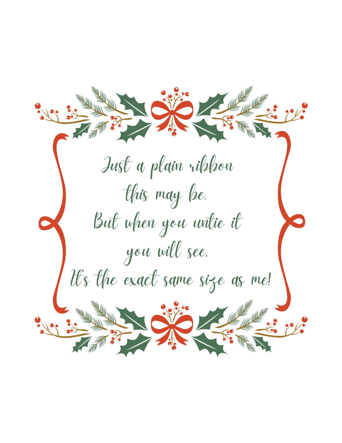 Ornament Tag Printable - Etsy