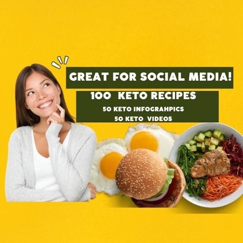 Ultimate Keto SOCIAL MEDIA Package Includes Recipes, Videos ...