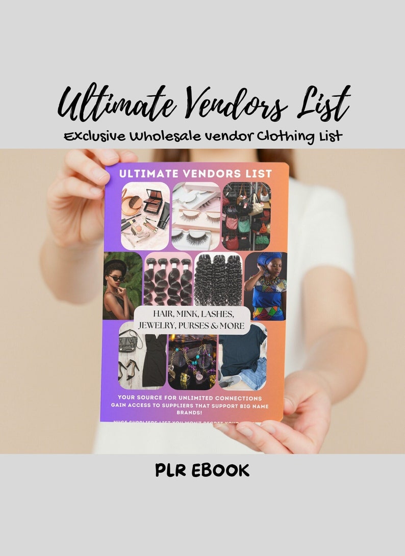 The Ultimate Vendors List - 3,000 Vendors List - Hair, Mink Lashes, Fur ...
