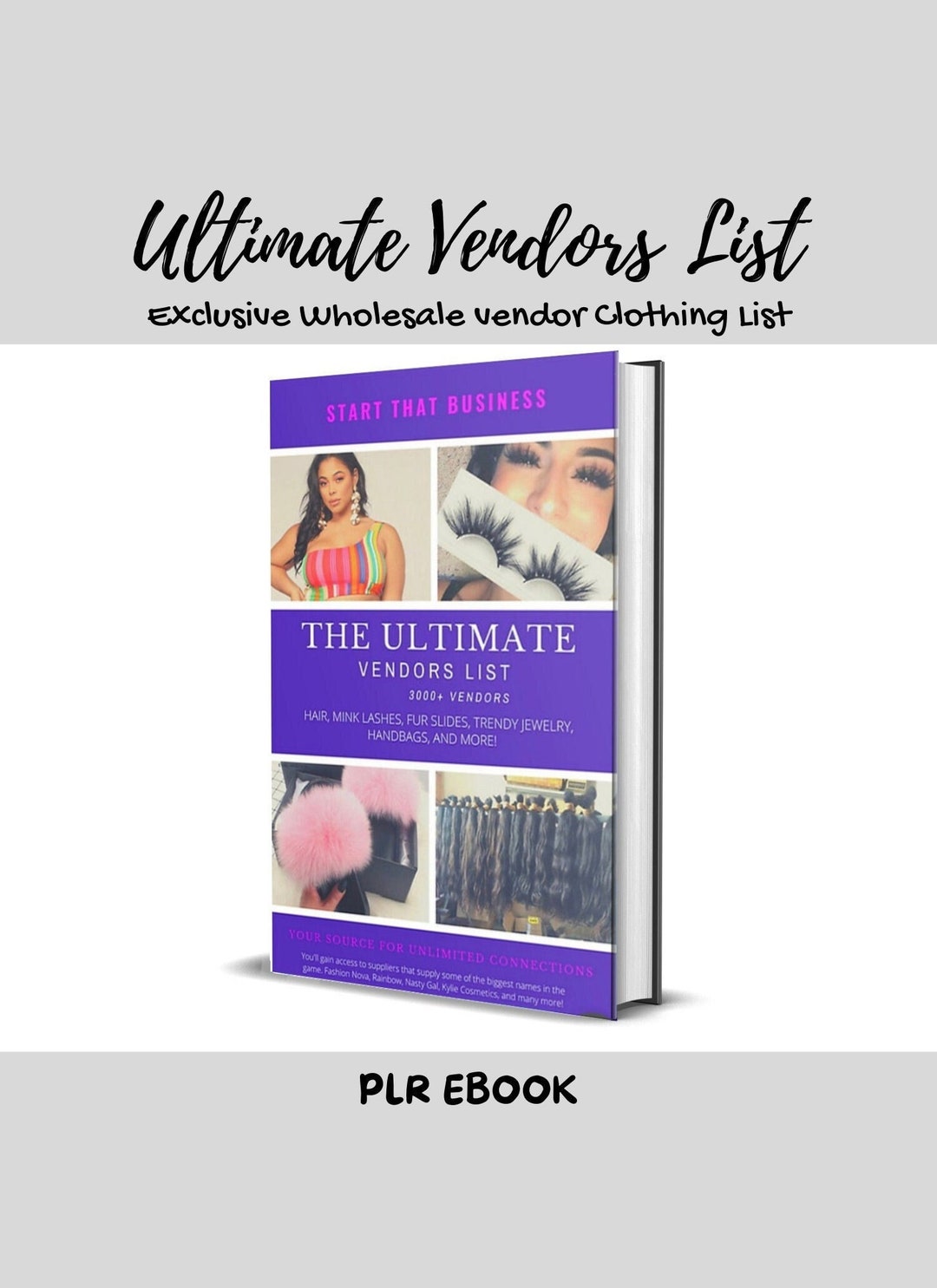 The Ultimate Vendors List - 3,000 Vendors List - Hair, Mink Lashes, Fur Slides, Trendy Jewelry ...