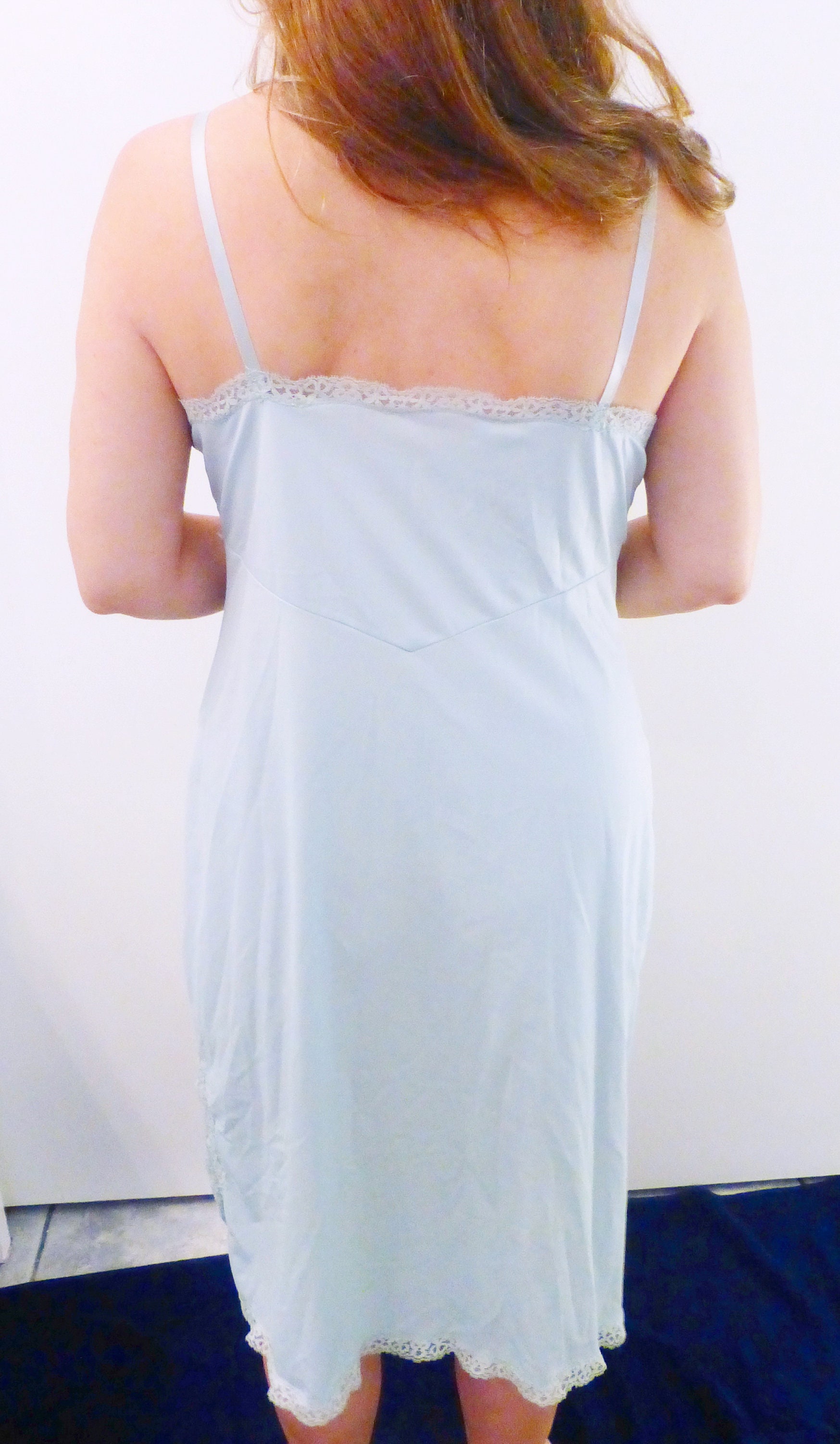 1950s Gorgeous Van Raalte Slippery Satiny Nylon Mega-lacy WIDE Lace Hem ...