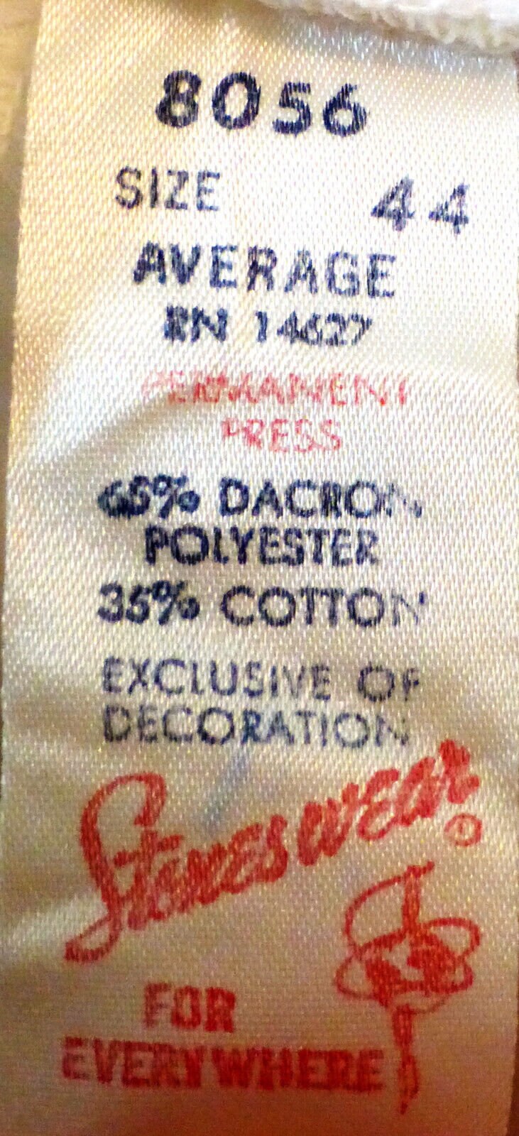 Elegant Stone Wear Vintage White Cottony Soft Embroidered Full Slip 44 ...