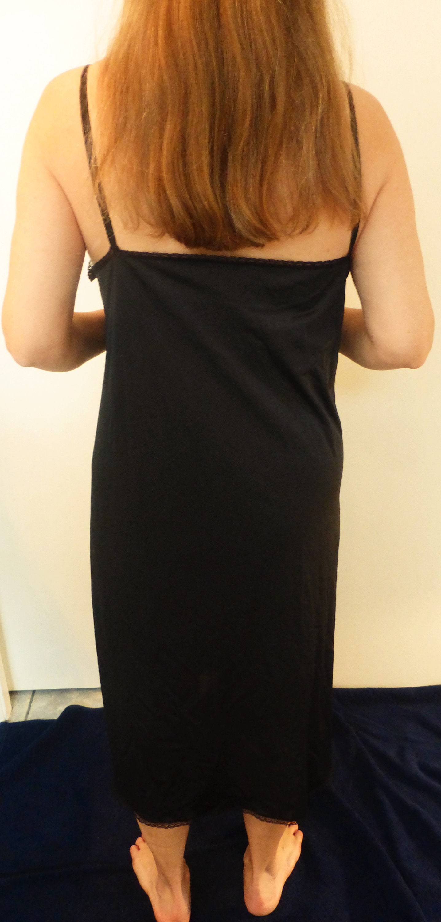 GORGEOUS Vassarette Plus Size Lacy Satiny Nylon Full Slip 44 46 EVC - Etsy Sweden