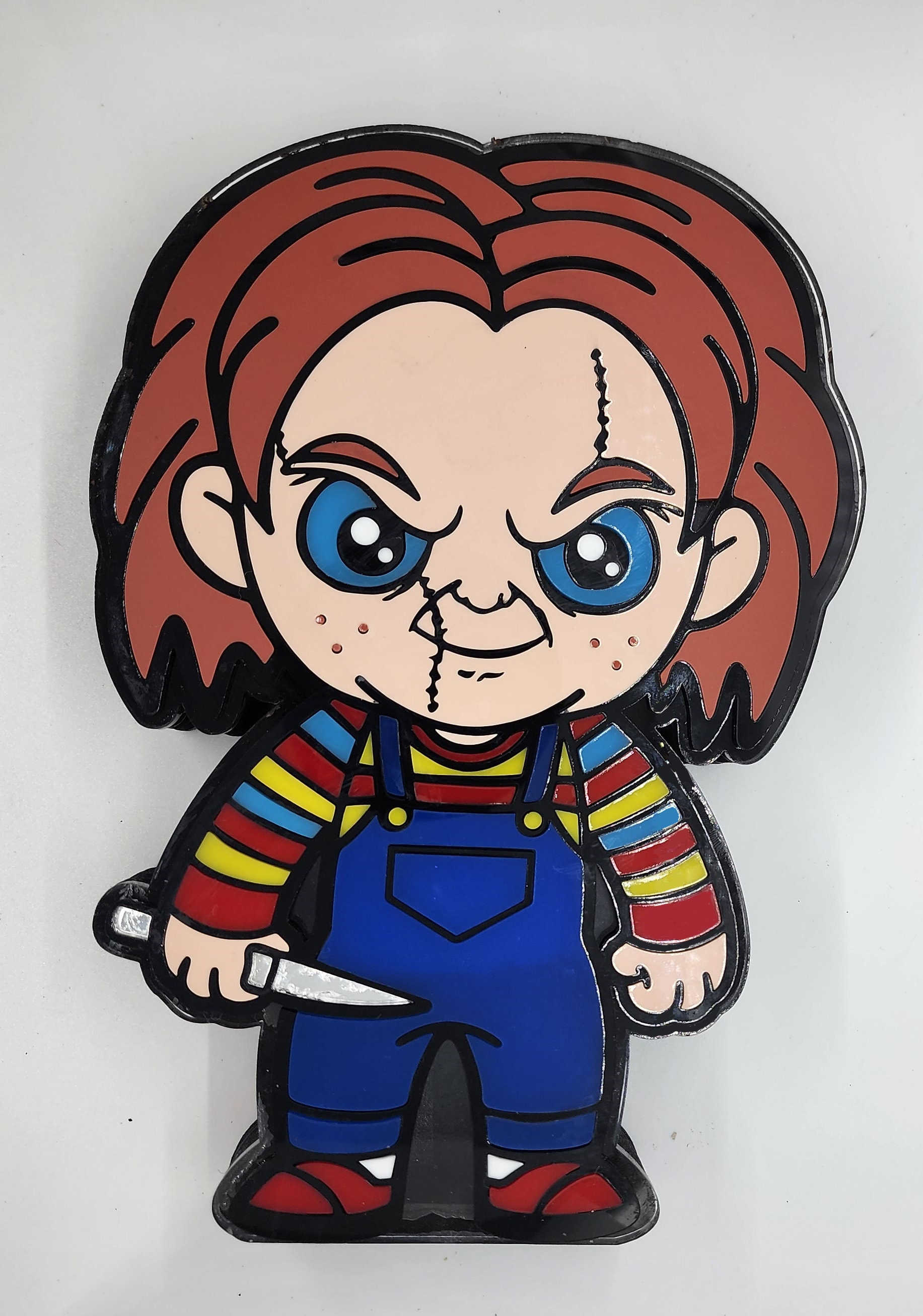 Chibi Chucky Piggy Bank Chibi Horror Character Piggy Bank/figure/light ...
