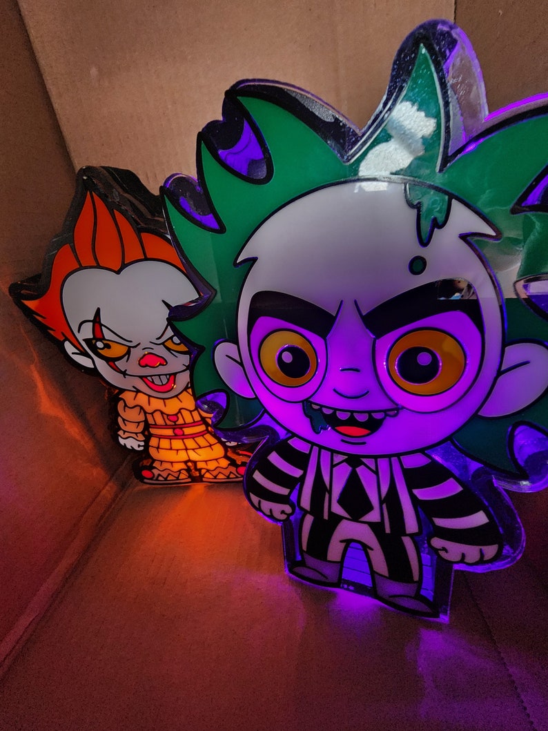 Chibi Chucky Piggy Bank Chibi Horror Character Piggy Bank/figure/light ...