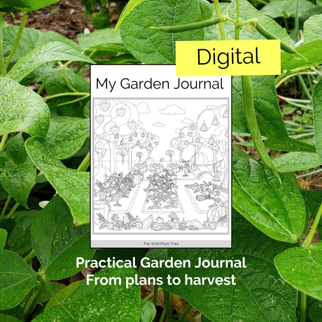 My Garden Journal Digital Version Not Printable Version - Etsy