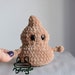Poop Emoji Crochet Keychain Pattern, Amigurumi Positive Poop Crochet ...