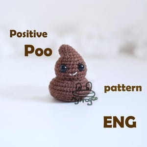Positive Poo Amigurumi Tutorial, Crochet Car Hanger Charm Funny Poop ...
