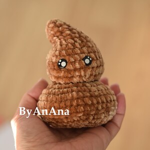 Poop Crochet Pattern Positive Poo Amigurumi Joke Gift Ideas - Etsy