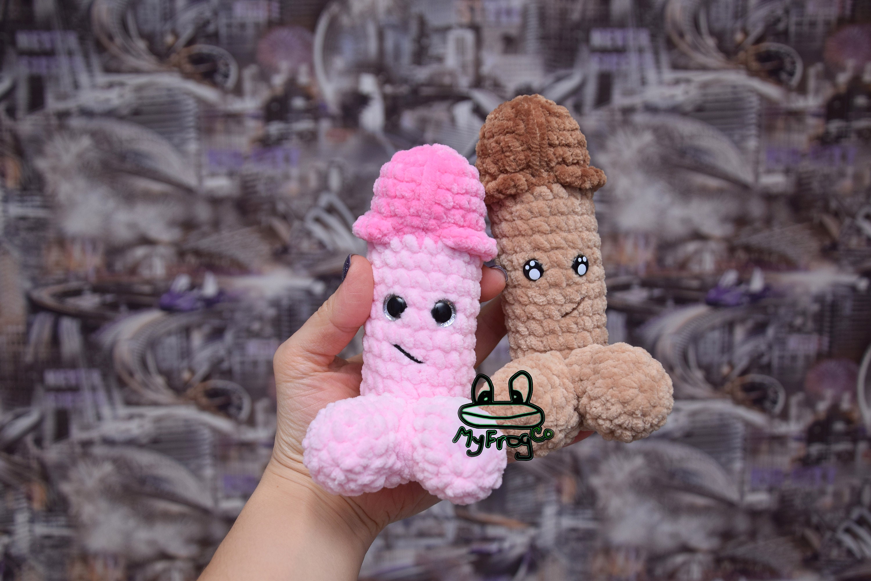 Penis Crochet Pattern Valentines Day Dick Amigurumi Pattern Bridal