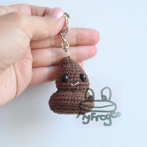 Positive Poo Amigurumi Tutorial, Crochet Car Hanger Charm Funny Poop ...