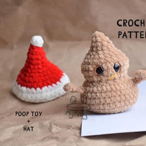 Christmas Amigurumi Pattern Poop Crochet Pattern Funny Gift Ideas ...