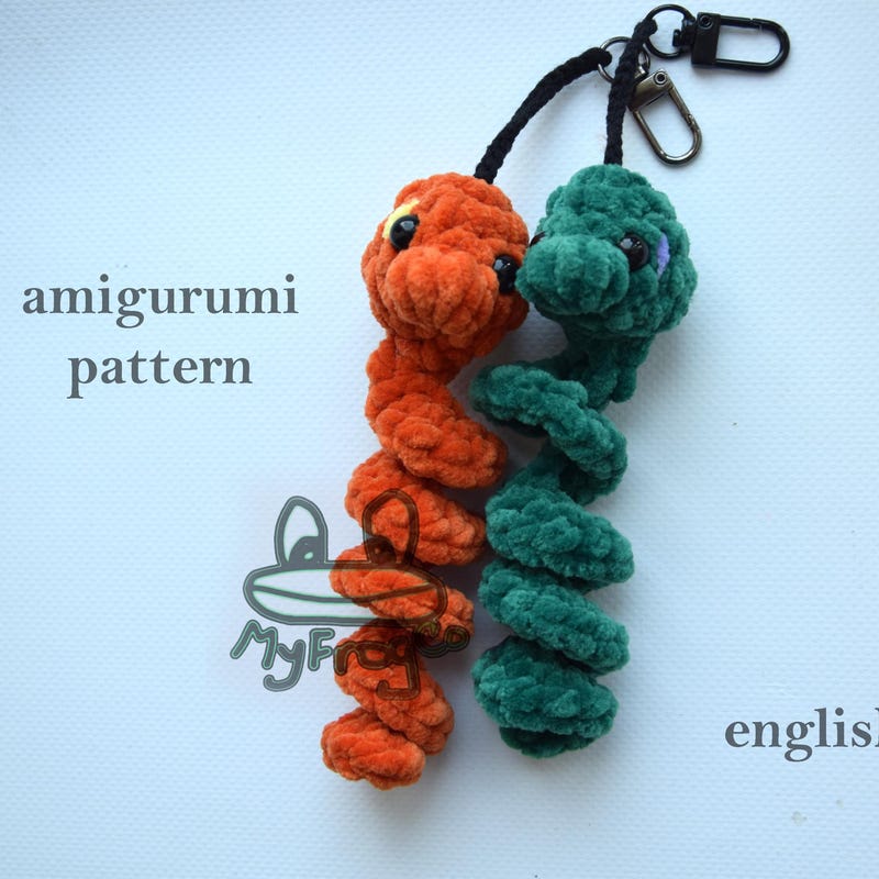 Snake Keychain - Etsy