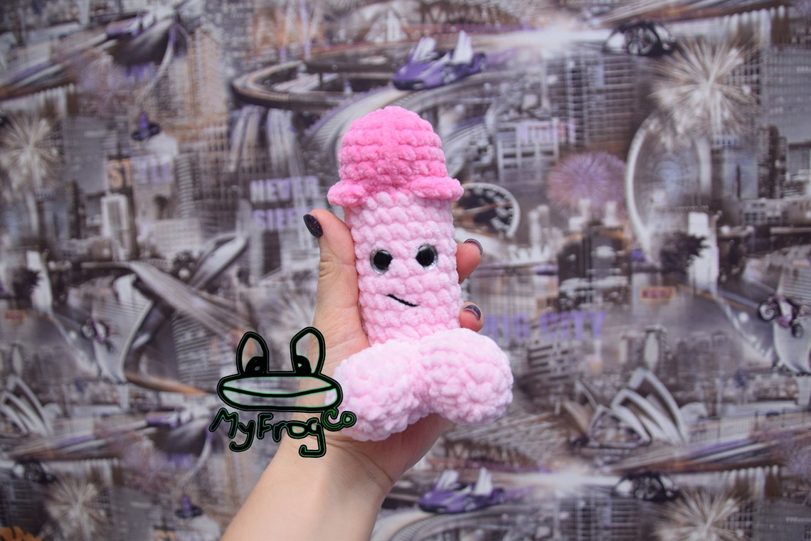 Penis Crochet Pattern Valentines Day Dick Amigurumi Pattern Bridal
