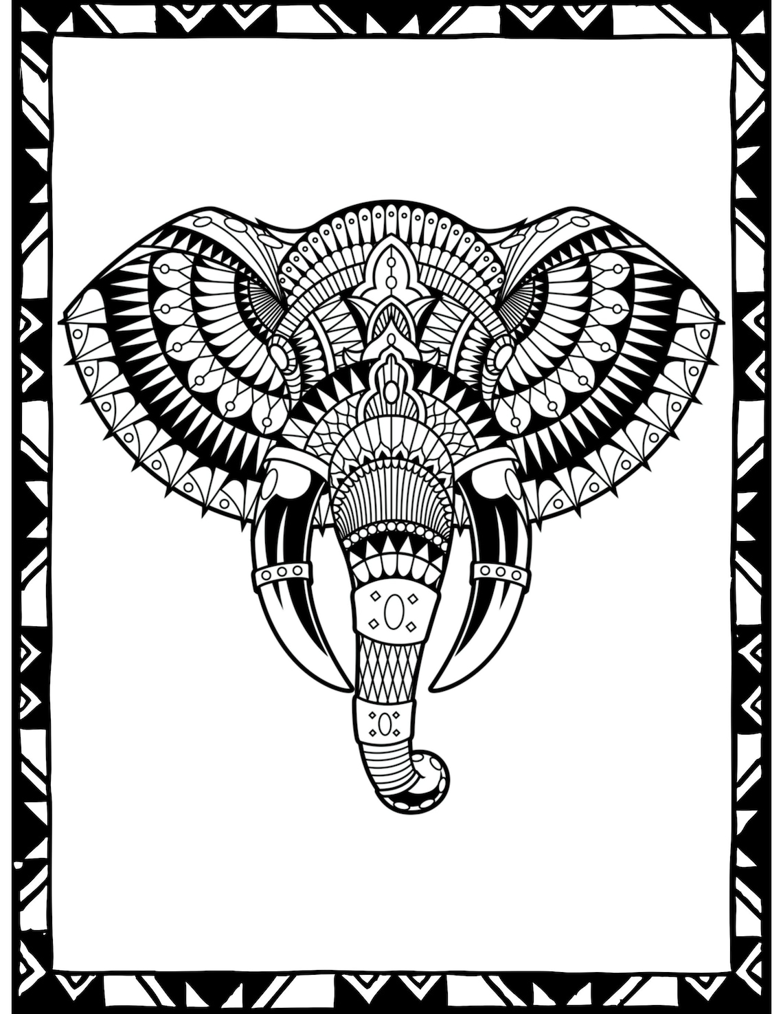 Africa Coloring Pages, 25 Page Bundle, Printable, Black and White ...