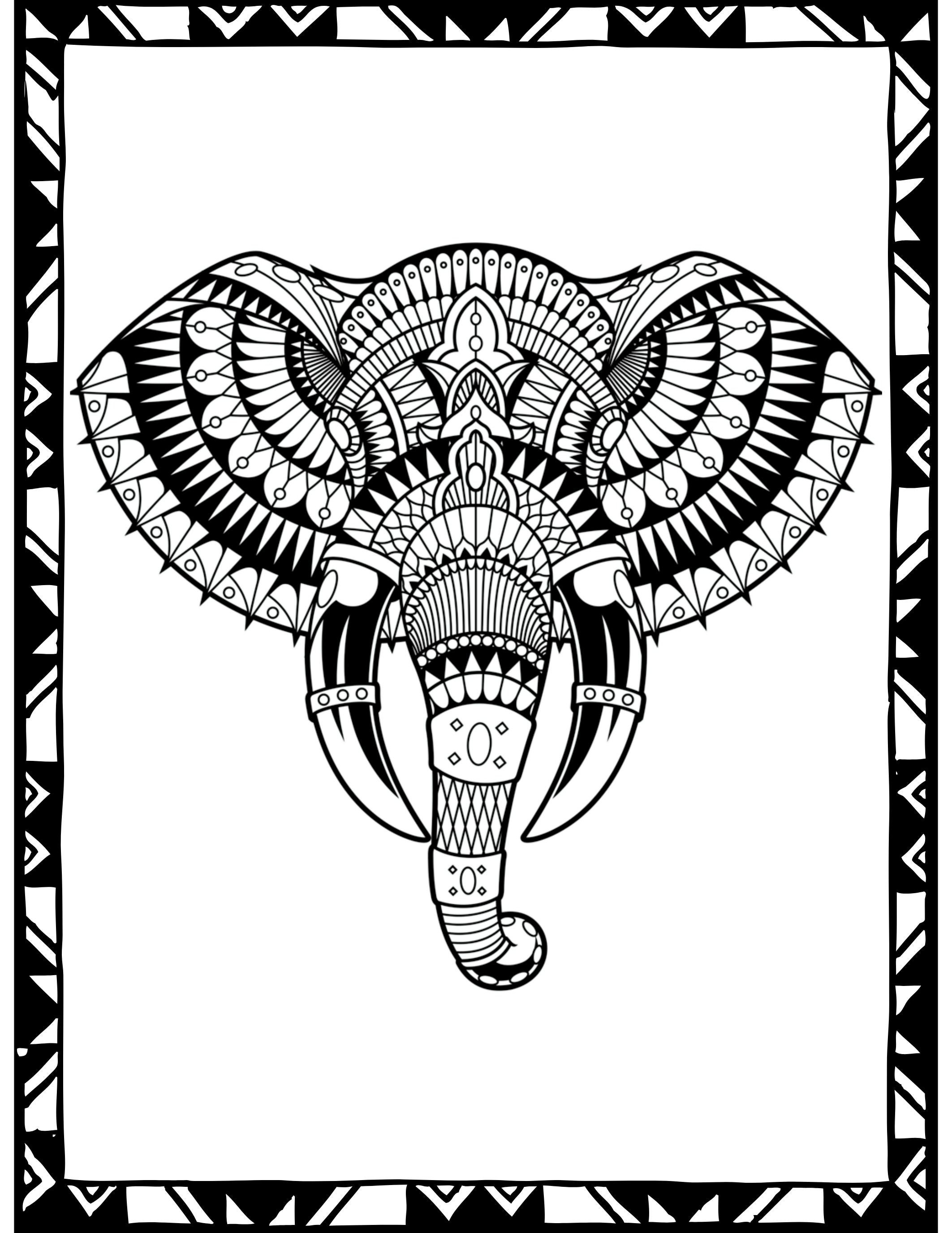 Africa Coloring Pages, 25 Page Bundle, Printable, Black and White ...