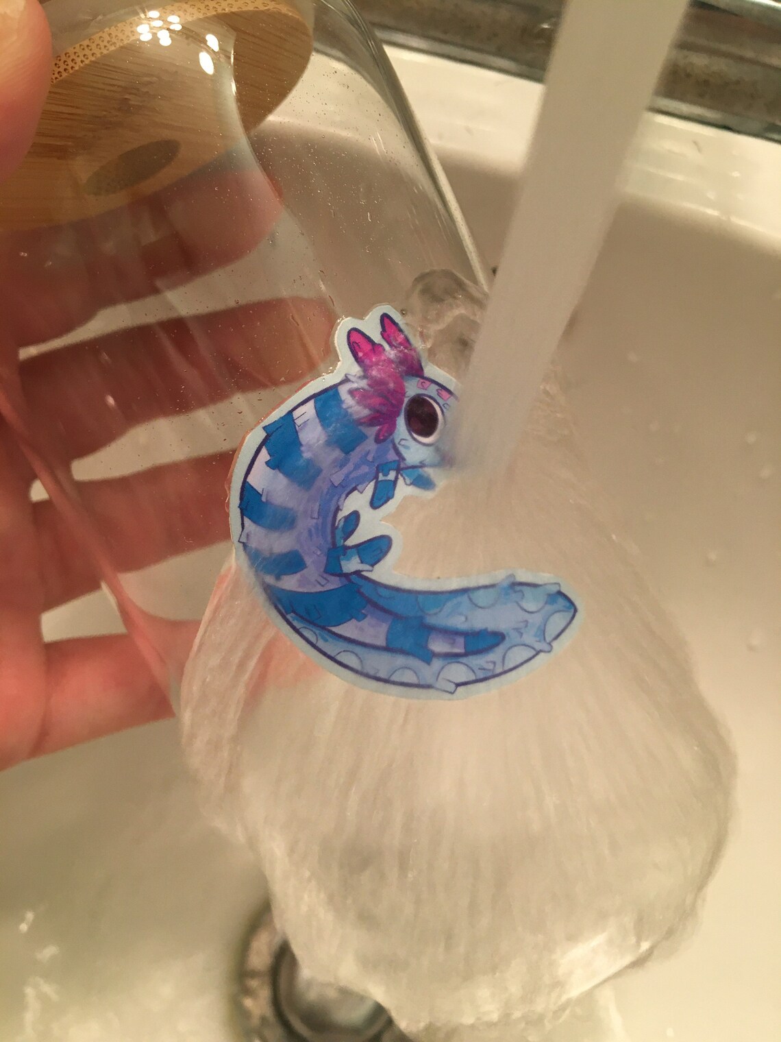 Newtgat Blue Vinyl Glossy Sticker - Etsy