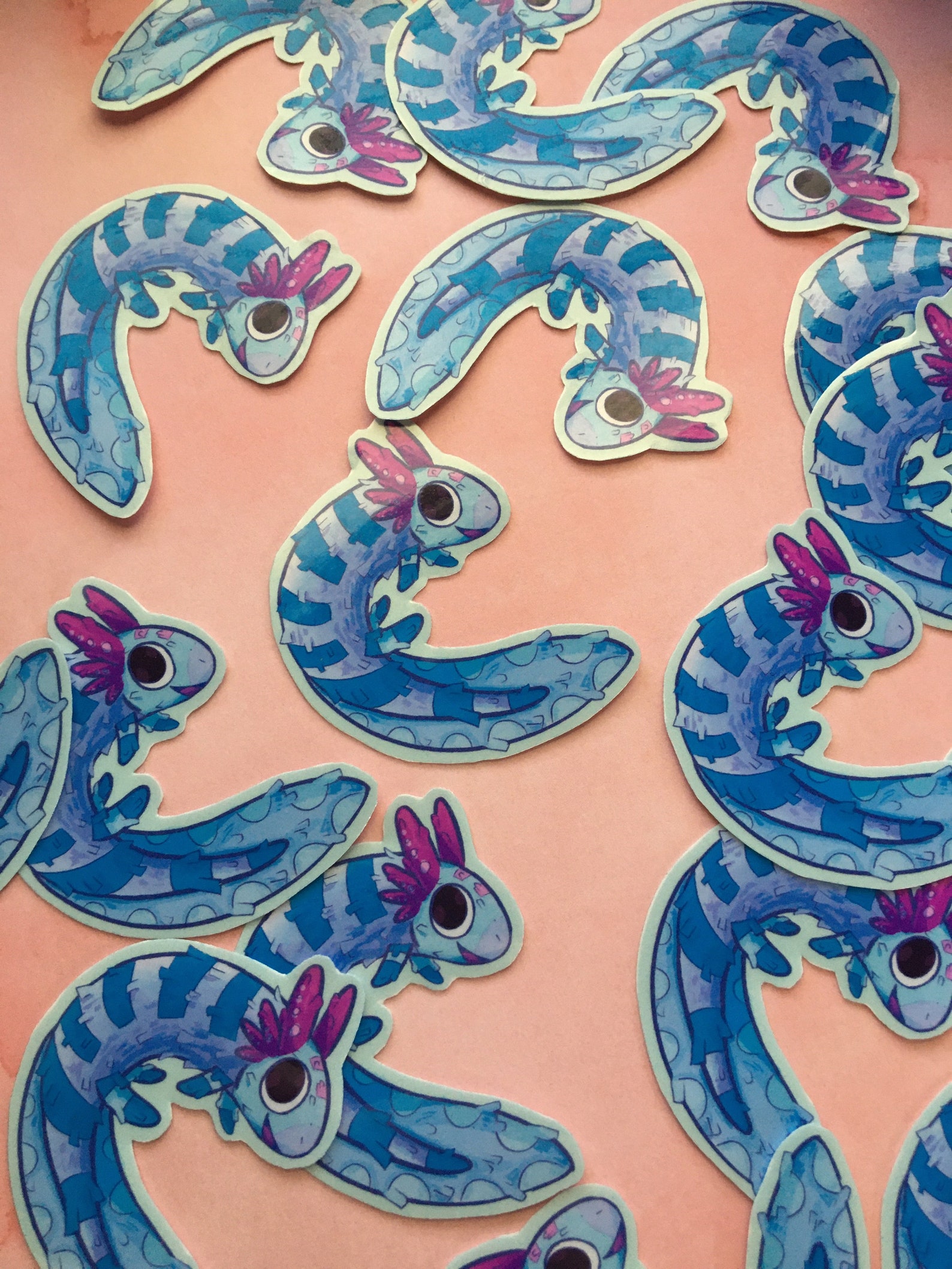 Newtgat Blue Vinyl Glossy Sticker - Etsy