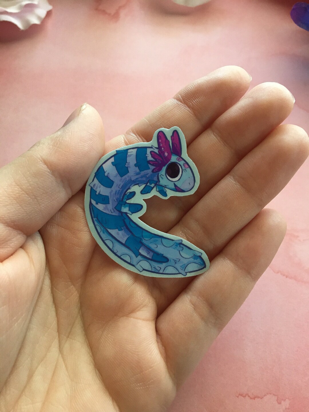 Newtgat Blue Vinyl Glossy Sticker - Etsy