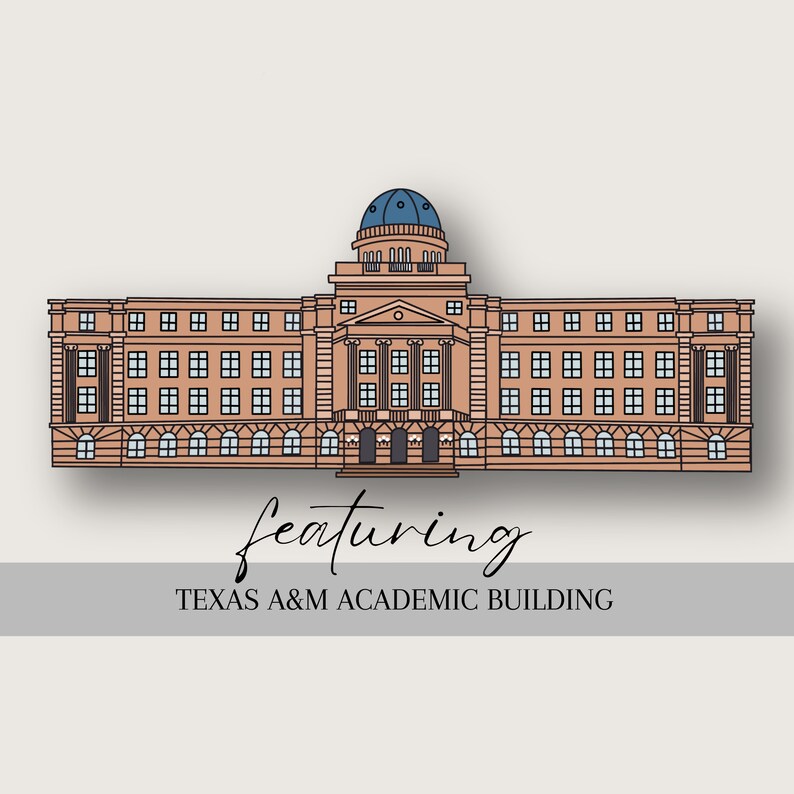 Texas A&M University Graduation Invitation Template, TAMU Minimalist ...