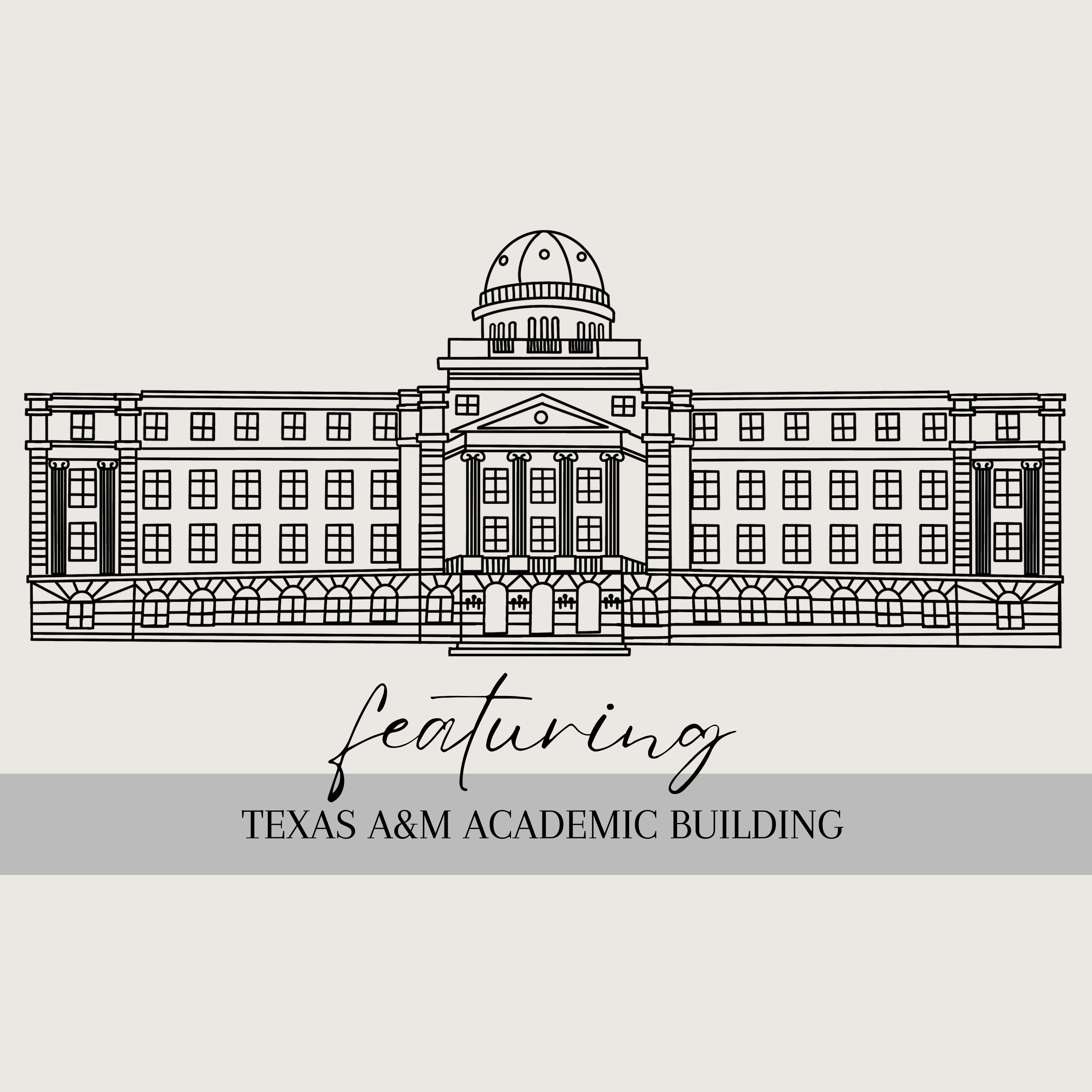 Texas A&M University Graduation Invitation Template, TAMU Minimalist ...