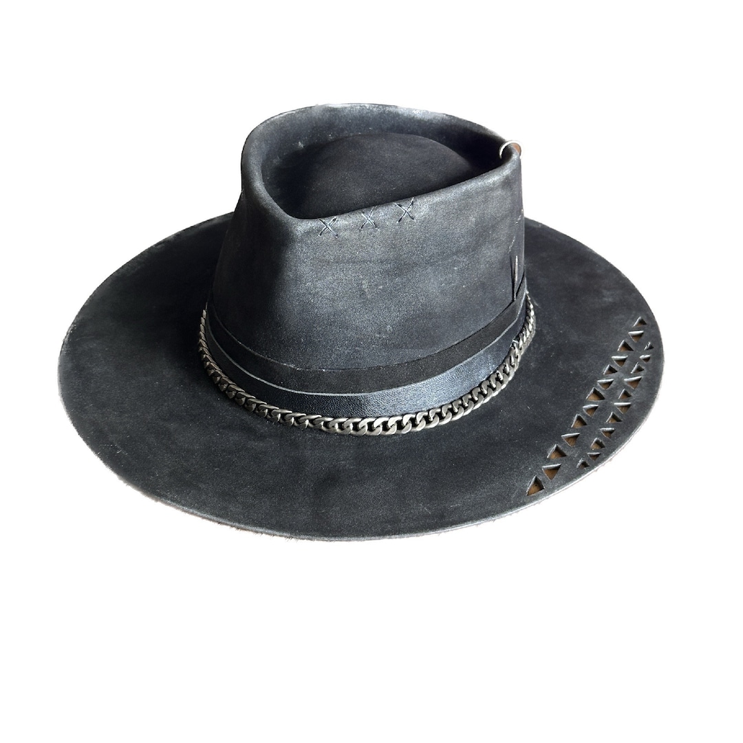 RIDER ON NEW Vintage Handmade Fur Felt Rare Fedora Hat 100% Beaver - Etsy