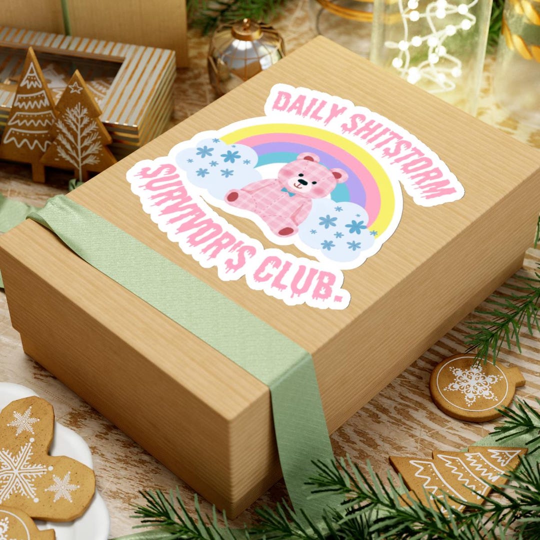 Daily Shitstorm Survivor Sticker Funny Coworker Gift Funny Mom Gift ...